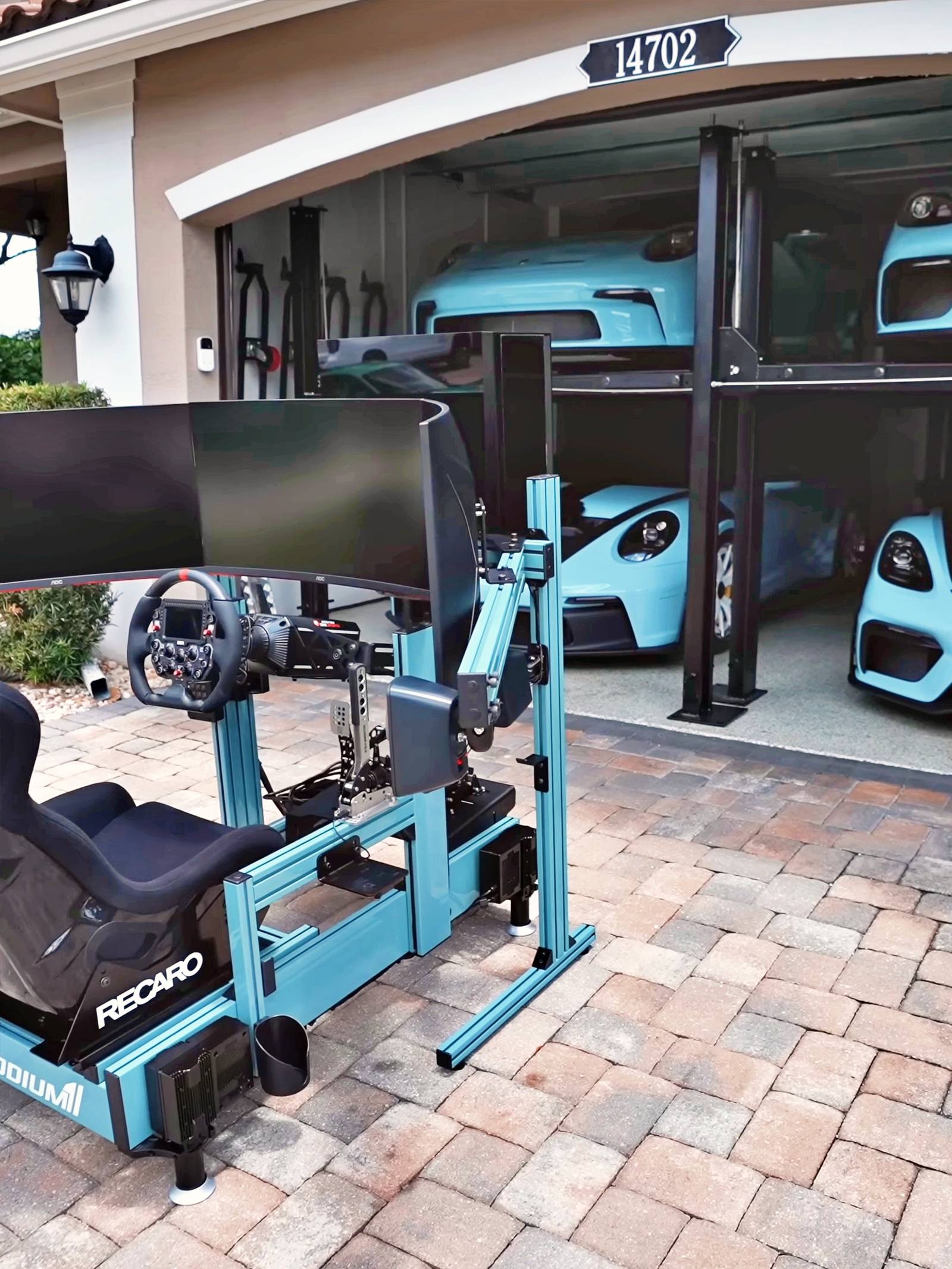 Owner Configures A Racing Sim To Match His Insane Porsche Collection