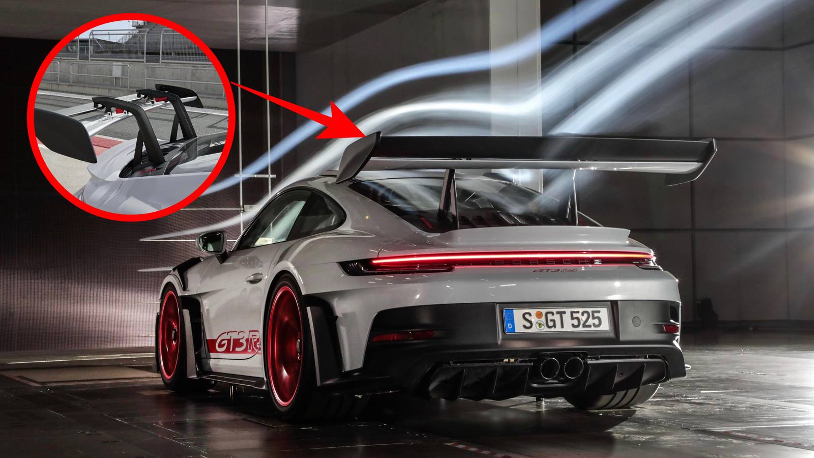 Why Porsche Uses The Swan Neck Rear Wing