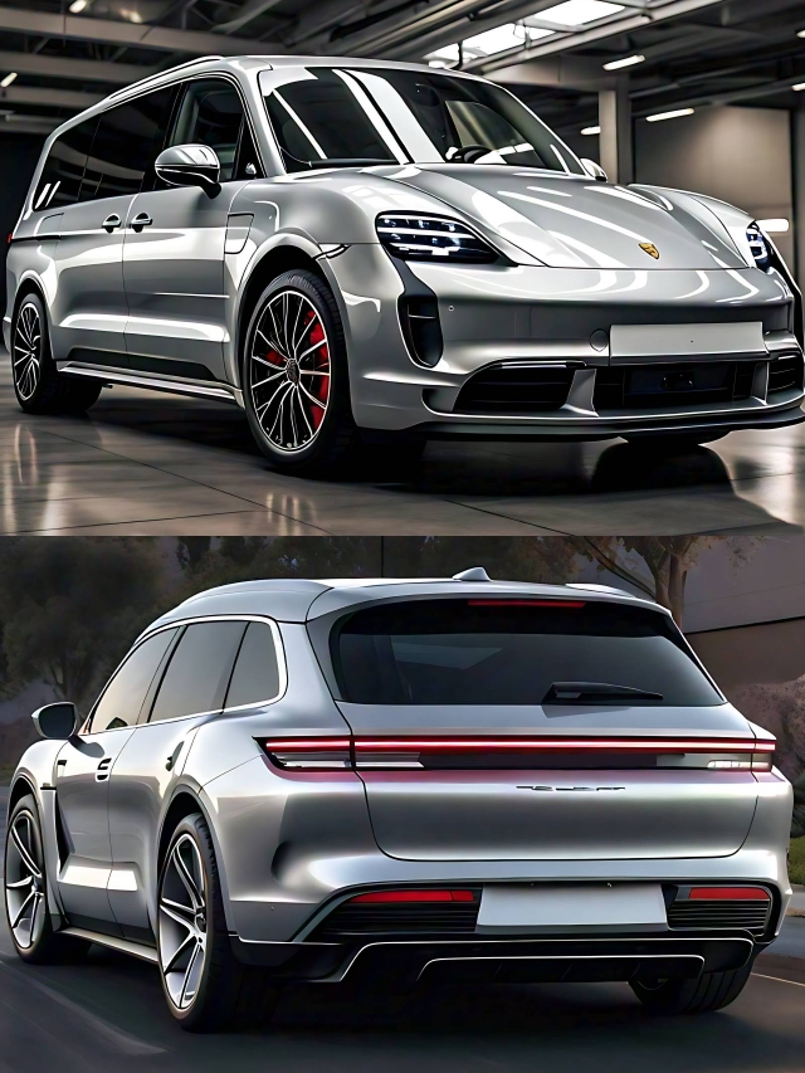 Taycan-Cayenne Mashup Results In Porsche Van