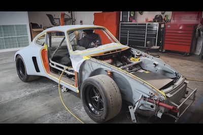 How A Tesla "Engine" Swap Saved This Classic Porsche 911 Race Car