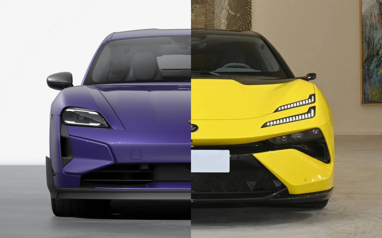 2025 Porsche Taycan Turbo GT Vs. 2025 Lotus Emeya