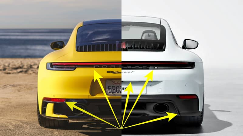 992.2 911 Carrera T Vs. 992.1 911 Carrera T: Here's What Changed 992.2 911 Carrera T Vs. 992.1 911 Carrera T: Here's What Changed