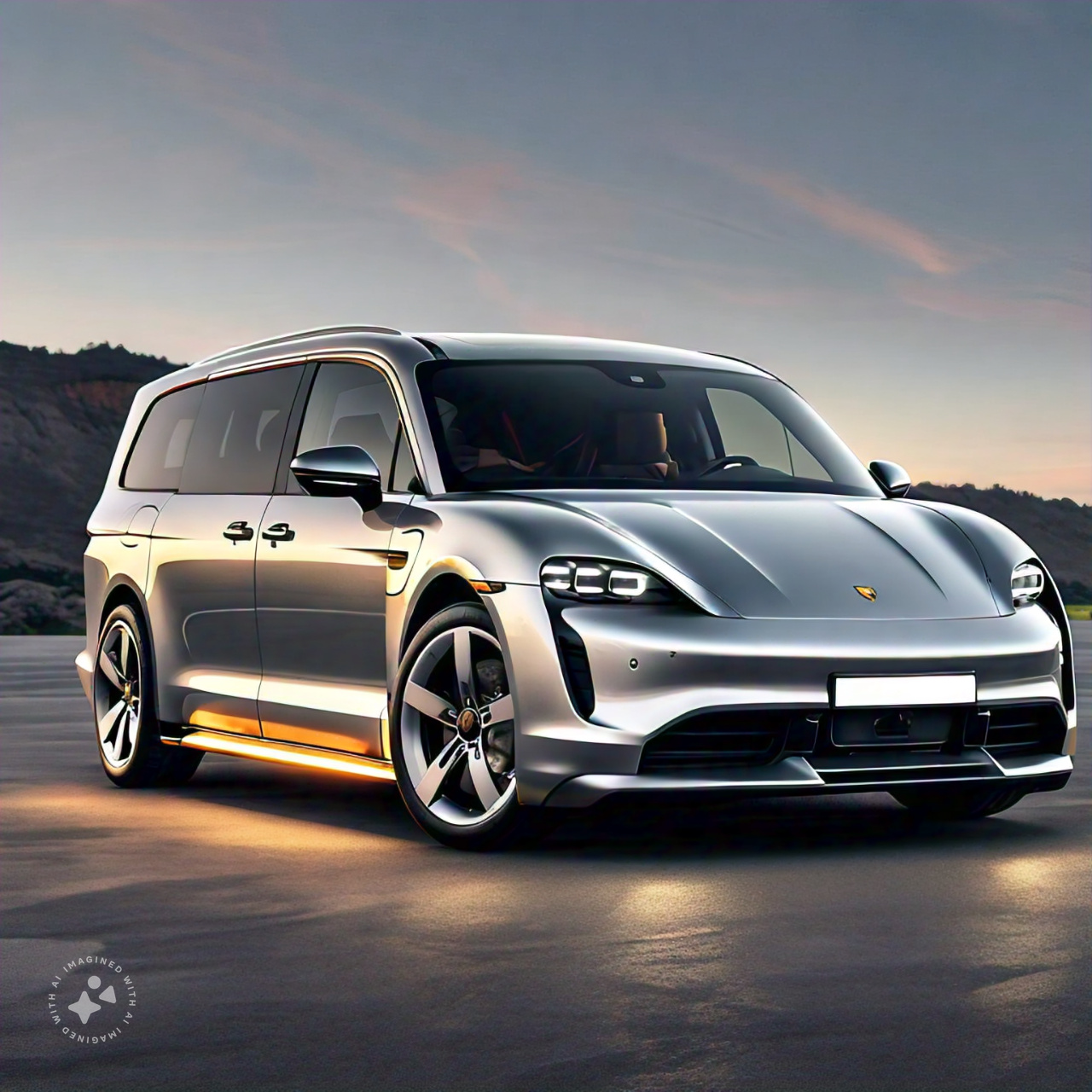 Porsche Taycan-Cayenne Mashup Results In The Most Aerodynamic Van