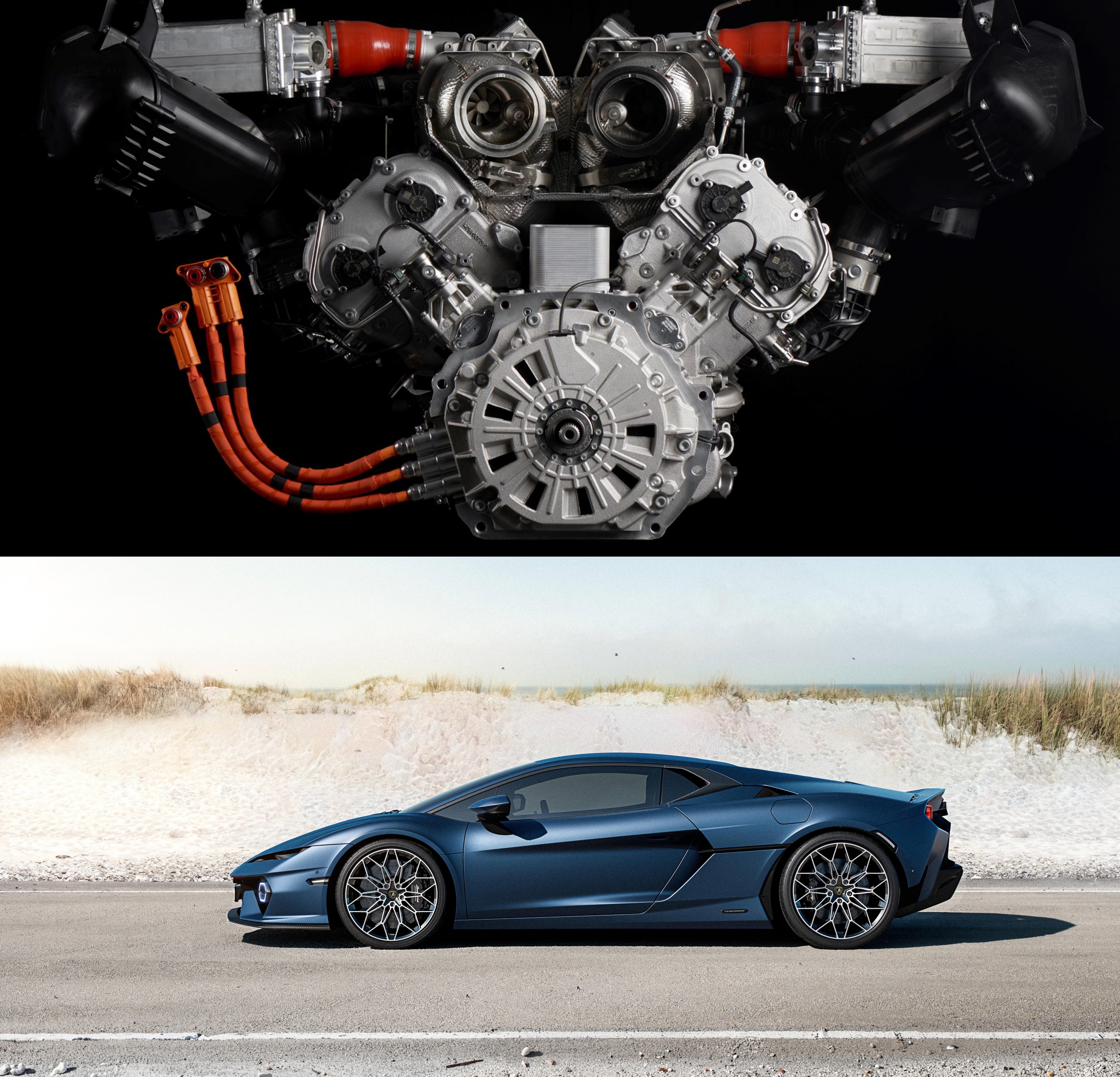 How Lamborghini’s V8 Hybrid System Differs From Porsche’s T-Hybrid