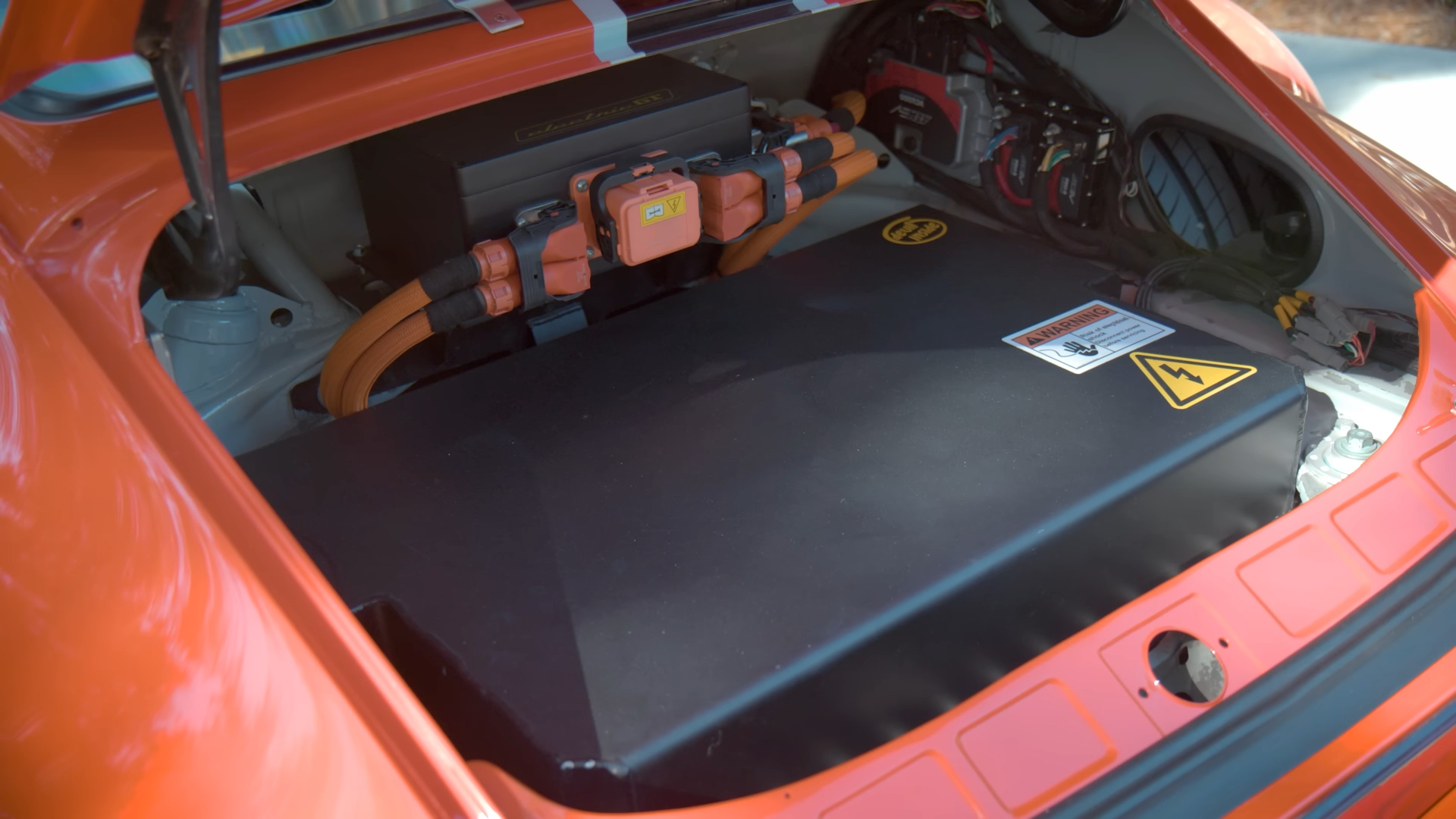 How A Tesla "Engine" Swap Saved This Classic Porsche 911 Race Car