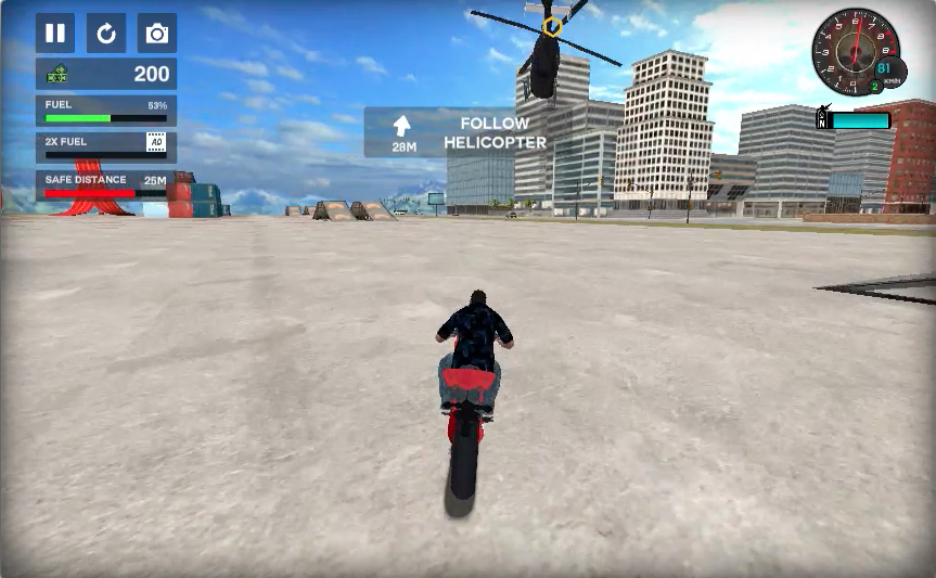 Bike Stunt Driving Simulator 3D