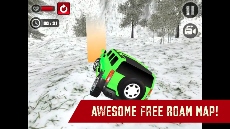 SUV Snow Driving 3D